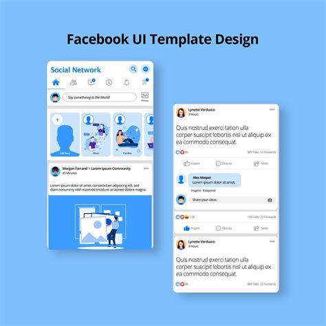 Facebook User Interface Design Kit Template User Interface User Interface Design Interface