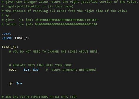 solved you have been given which contains a mips function