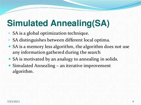 Simulated Annealing