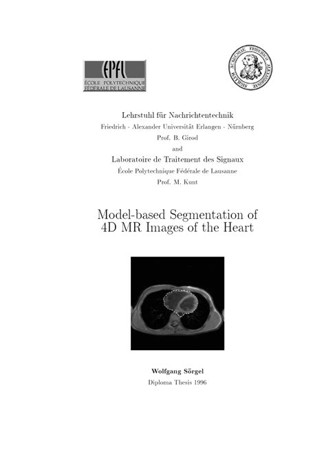 pdf automatic model based segmentation of the heart in ct images