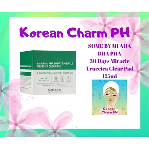 SOME BY MI Aha-Bha-Pha 30 Days Miracle Truecica Clear Pad 125ml ...
