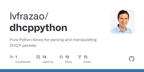 Github Lvfrazaodhcppython Pure Python Library For Parsing And Manipulating Dhcp Packets