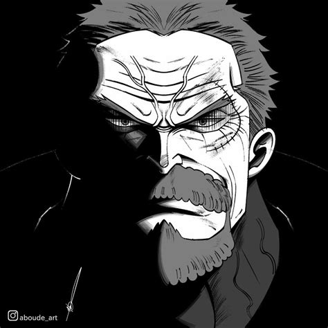 Monkey D Garp One Piece Drawn By Aboudeart Danbooru