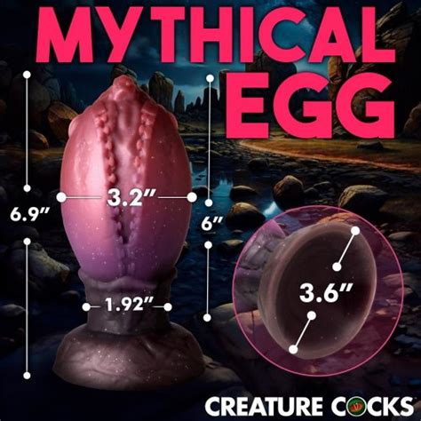 Creature Cocks XL Dragon Hatch Silicone Egg Plug Sex Toy HotMovies