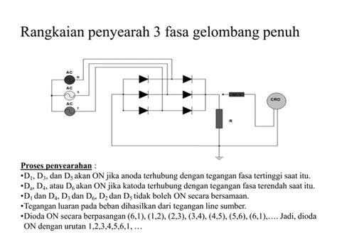 Rangkaian Penyearah 3 Fasa Pptx