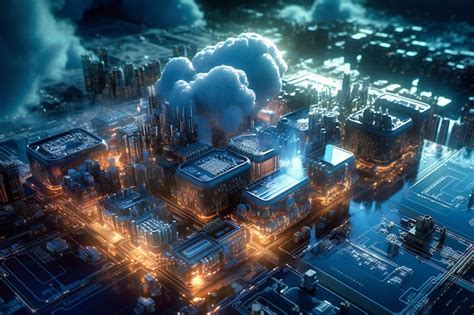 Premium Ai Image Unleash The Capabilities Of Cloud Computing Integrated Seamlessly With