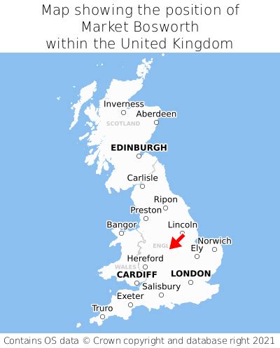 Where Is Market Bosworth Market Bosworth On A Map