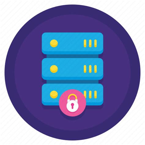 Data Encrypted Locked Protected Server Icon Download On Iconfinder