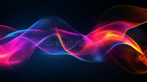 Vibrant Abstract Background With Dynamic Pulsating Colors Stock Illustration Illustration Of