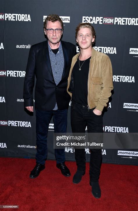 Producer Gary Hamilton And Daniel Webber Attend Australians In Films