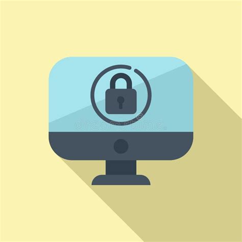 computer ssl certificate icon flat vector safe data stock vector