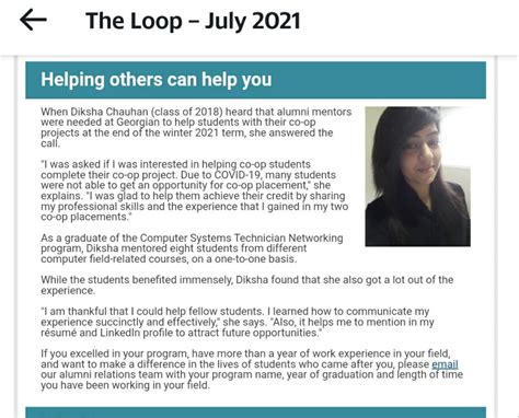 Diksha Chauhan On Linkedin Georgiancollege Alumniassociation