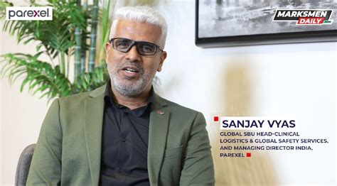 Video Marksmen Daily On Linkedin C Suite Conversations With Sanjay Vyas Parexel