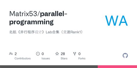 Parallel Programminglab1lab1md At Main · Matrix53parallel