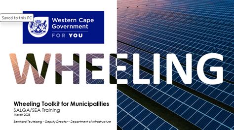 Wheeling Toolkit For Municipalities Embedded Generation Resource Portal