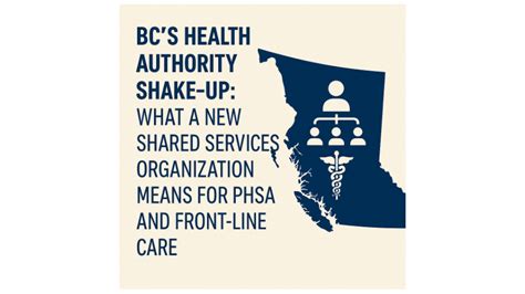 Bcs Health Authority Shake Up What A New Shared Services Organization Means For Phsa And Front