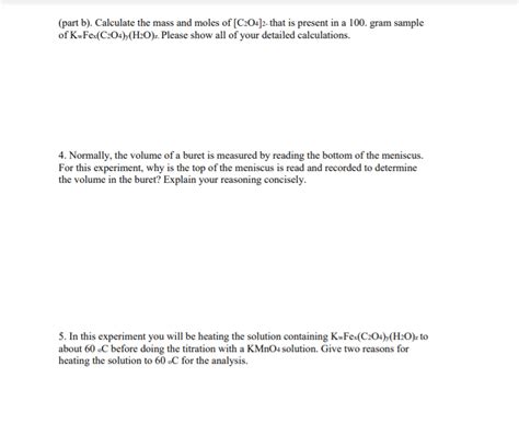 Solved Name Date Pre Laboratory Assignment For Analysis Of Chegg