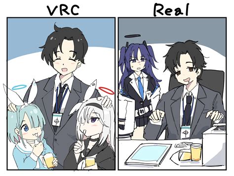 Vrchat Vs Reality Meme Danbooru