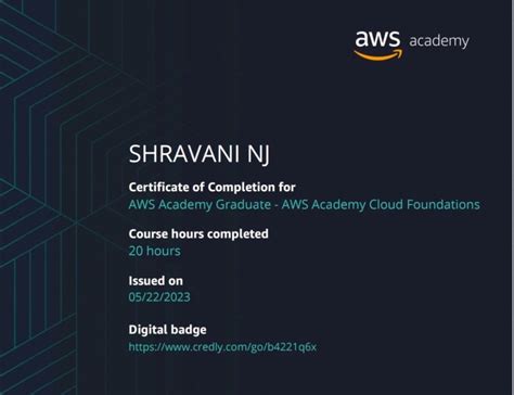 shravani nj on linkedin aws amazon webservices thankyou