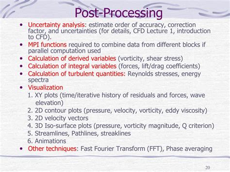 Ppt Grid Generation And Post Processing For Computational Fluid Dynamics Cfd Powerpoint