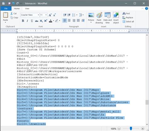 How To Copy Custom Bitmap Paths From An Older Copy Of 3ds Max To A Newer Version