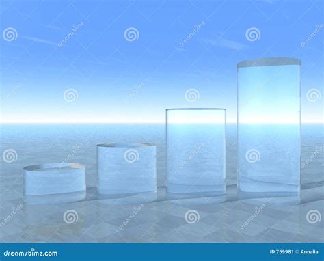 Hi Tech Histogram Stock Illustration Illustration Of Comparative 759981