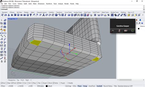 Bug Extrusion Of Faces Not Possible SubD McNeel Forum