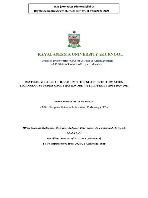 b sc cs syllabus 2021 pdf process computing method computer programming