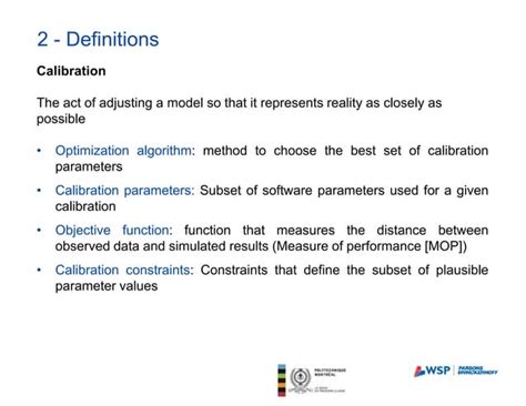 Calibration And Validation Of Micro Simulation Models Ppt