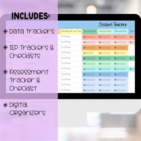Iep And Therapy Documentation Bundle For Canva Sheets Sped Teacher Slp