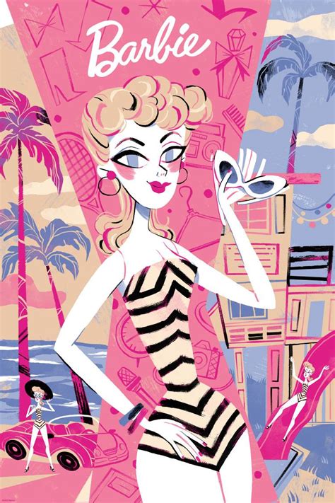 Barbie Mondo Poster Shows Her Living Her Best Vintage Life