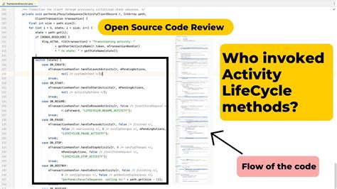 Who Invoked The Activity Lifecycle Methods Oncreate Onstart Youtube
