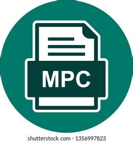Mpc File Document Icon Stock Vector Royalty Free 1356997823 Shutterstock