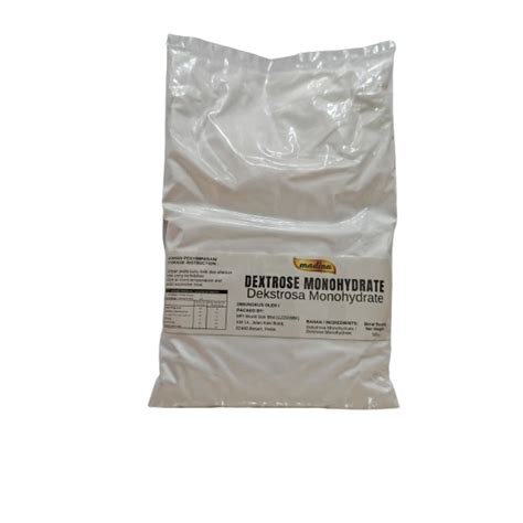 Dextrose Monohydrate 500g Food Grade Sweetener Edible Dextrose Dekstrosa Shopee Malaysia