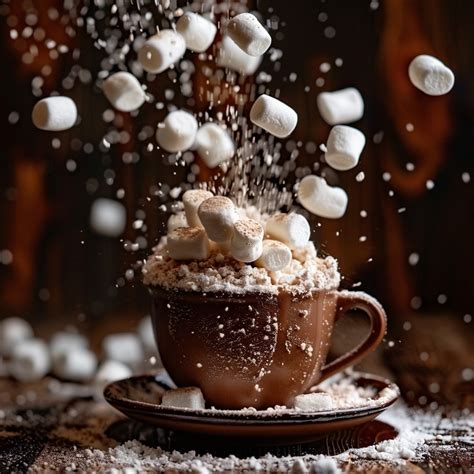 Free Marshmallow Rain Dance Image Marshmallows Hot Cocoa Download
