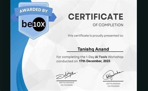 Ai Ml Be10x Tanishq Anand