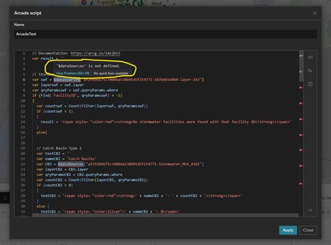 Solved Text Widget Arcade Expression Connected To Multipl Esri Community