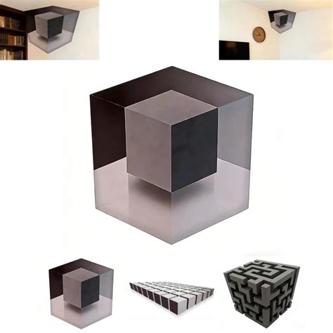 3d Illusion Corner Sticker Wall Art That Reshapes Reality Removable