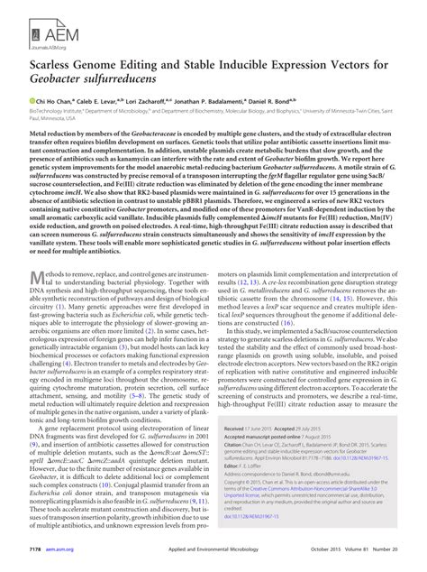 Pdf Scarless Genome Editing And Stable Inducible Expression Vectors