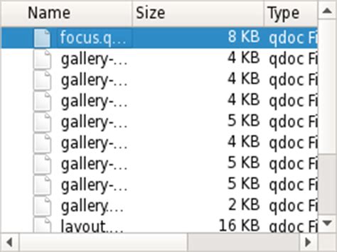 QTreeWidget Class Qt Widgets