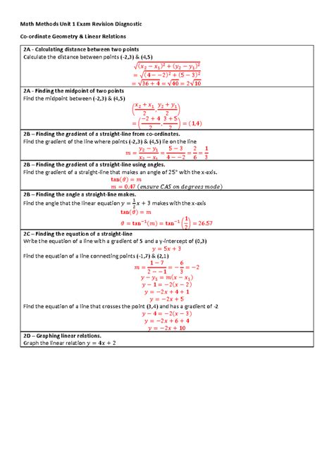 Math Methods Unit 1 Exam Revision Diagnostic Solution 2022 Math Methods Unit 1 Exam Revision