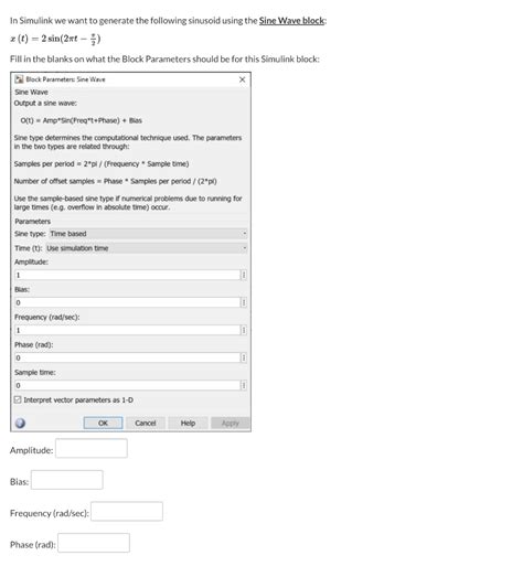Solved In Simulink We Want To Generate The Following Chegg Com