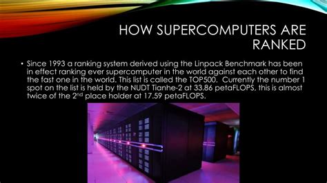 Ppt Supercomputers Powerpoint Presentation Free Download Id5906578