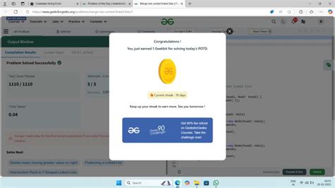 Gfg160 Geekstreak2024 Day65 Codingchallenge Geeksforgeeks Deepthi Duddupudi