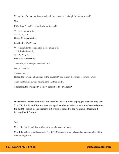 Class 12th Math Relation And Function Ncert Solution Cbse 2023