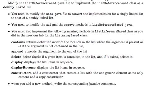 solved modify the single linked list java code to implement