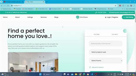 Nimesha Dilshan On Linkedin Realestate Webdevelopment Reactjs