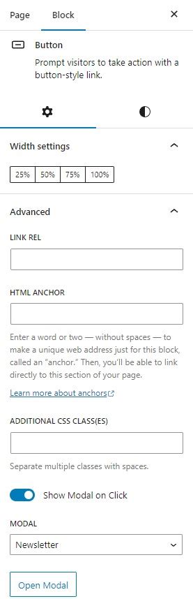 Light Modal Block Wordpress Plugin