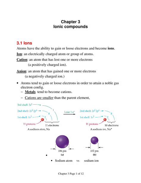 pdf chapter 3 ionic compounds 3 1 ions scc · pdf filechapter 3 page 1 of 12 chapter 3
