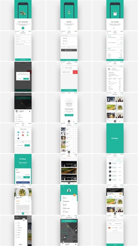IOS UI Kit For Delivery And Shopping Apps IOS UI Kit For Delivery And Shopping Apps